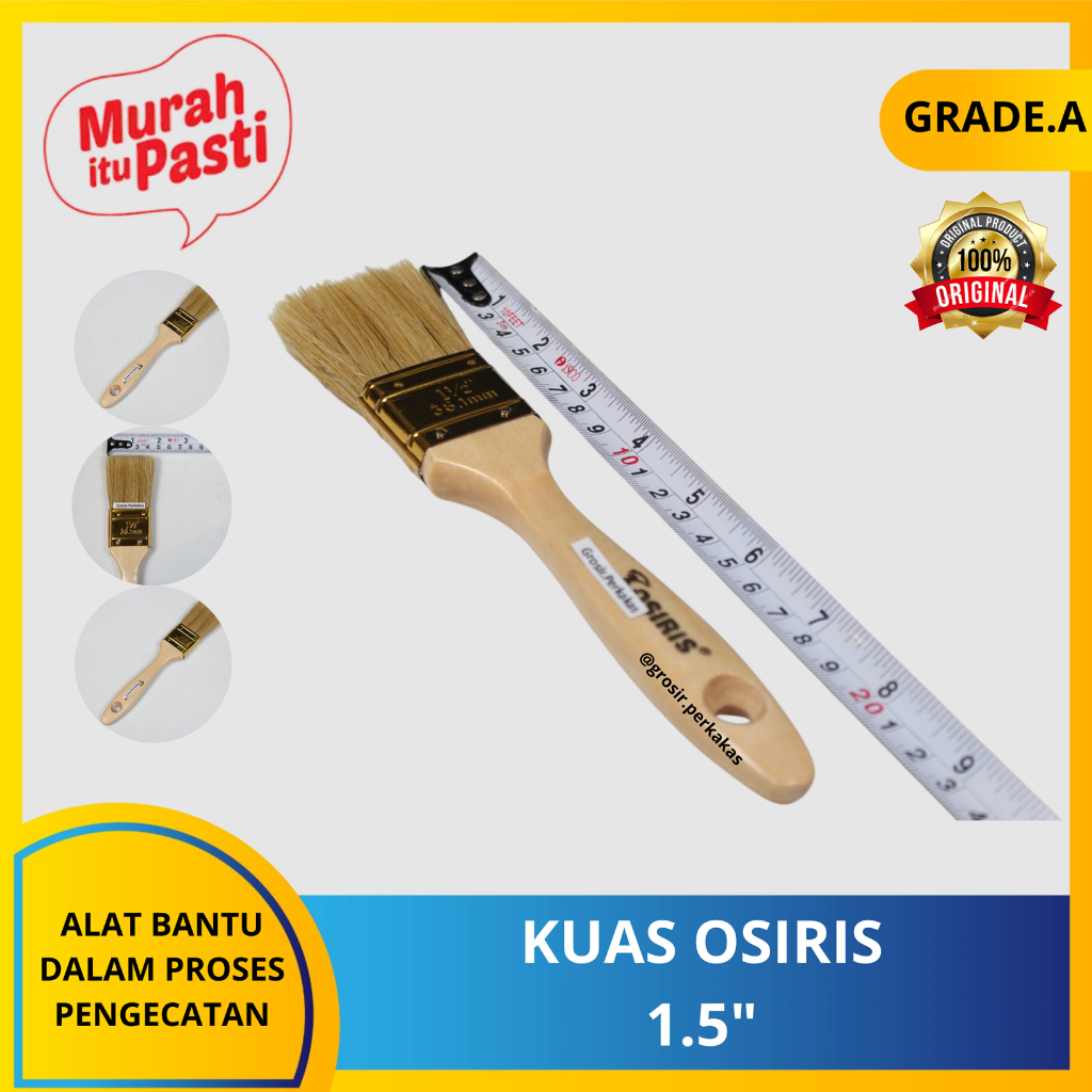 Jual KUAS OSIRIS 1,5" - premium - model crocodile - model eterna - kuas ...