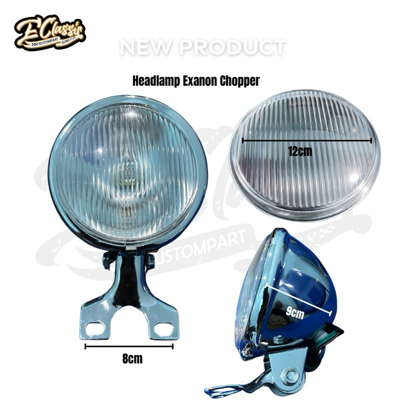 Jual Headlamp Foglamp Chopper 4,5inch | Shopee Indonesia