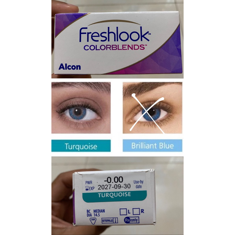 Jual Freshlook colorblends Turqoisse | Shopee Indonesia