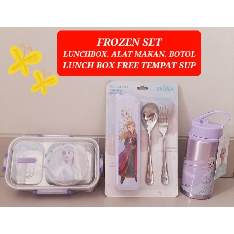 Jual lunch box frozen lunch box stainless frozen elsa lunch box ...