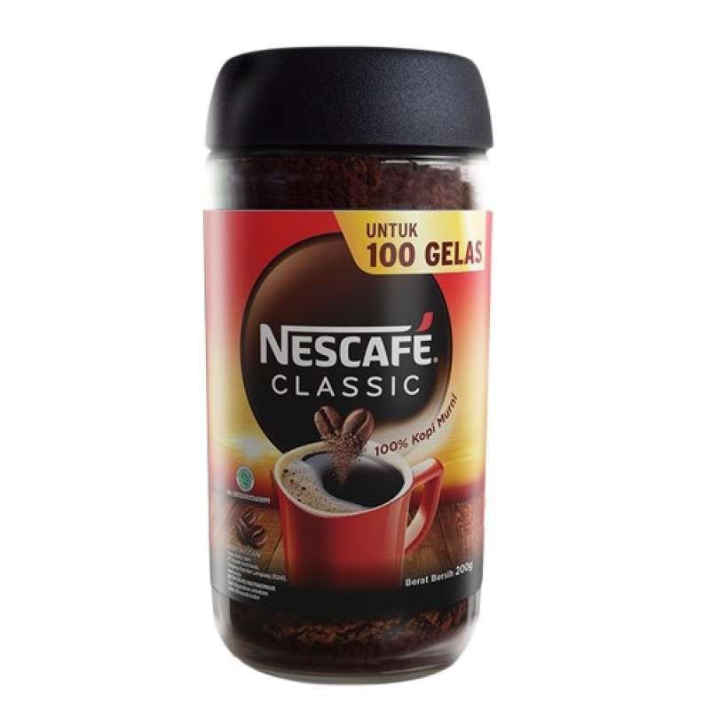 Jual Nescafe Classic Botol 200 gr | Shopee Indonesia