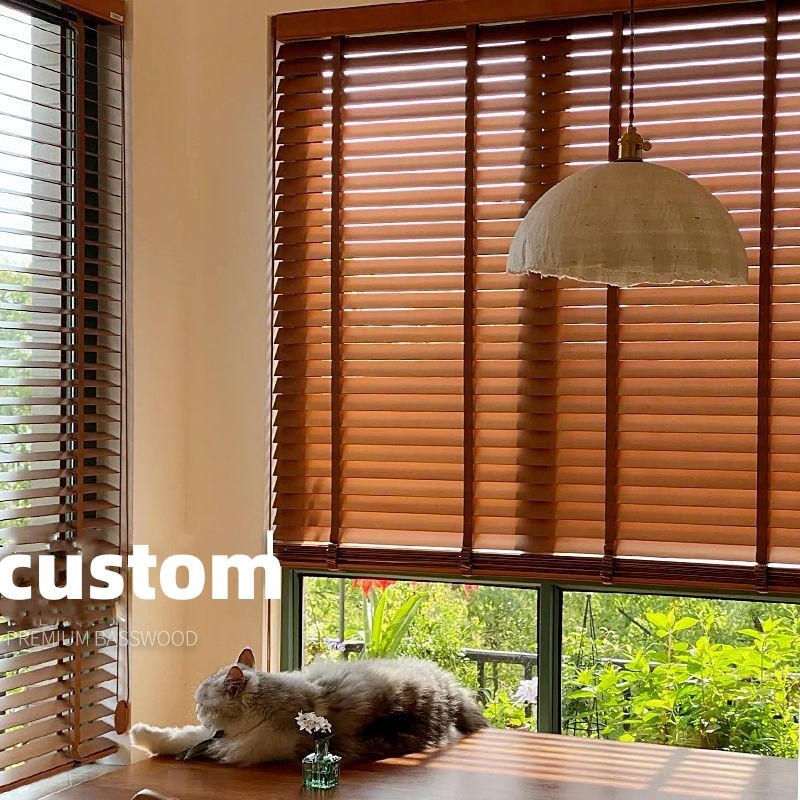Jual Wooden Roller Blind Kerai Kayu krei kayu - Custom (LebarxTinggi ...