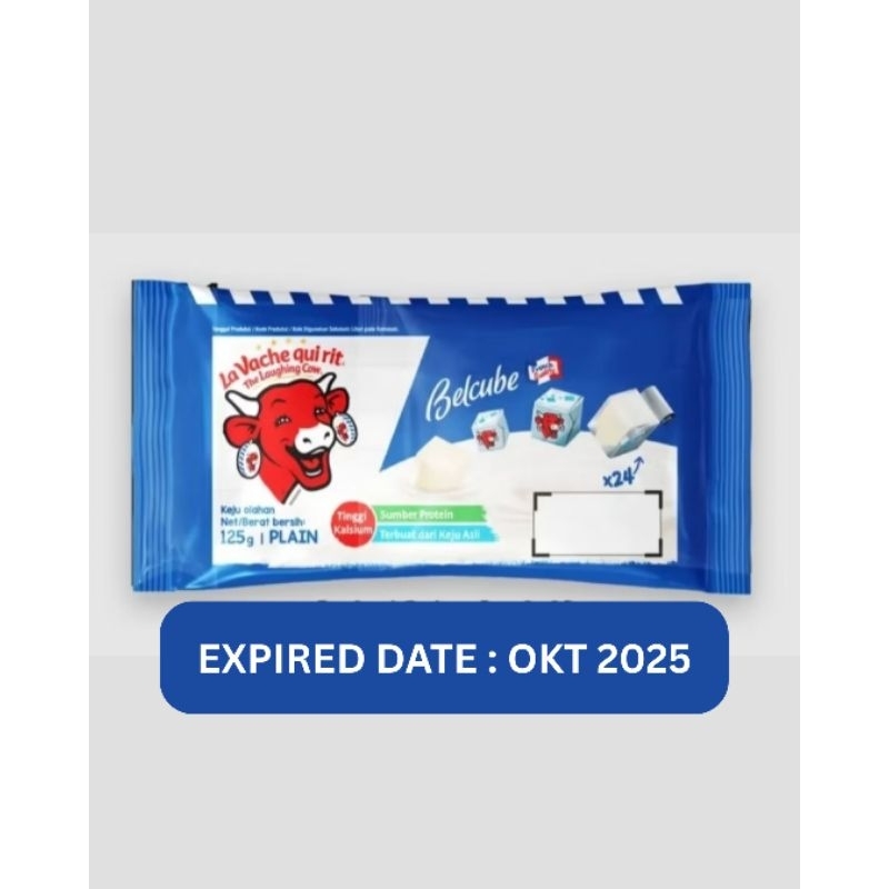 Jual KEJU BELCUBE CHEESE BY THE LAUGHING COW 125GR PLAIN - MAKANAN BAYI ...