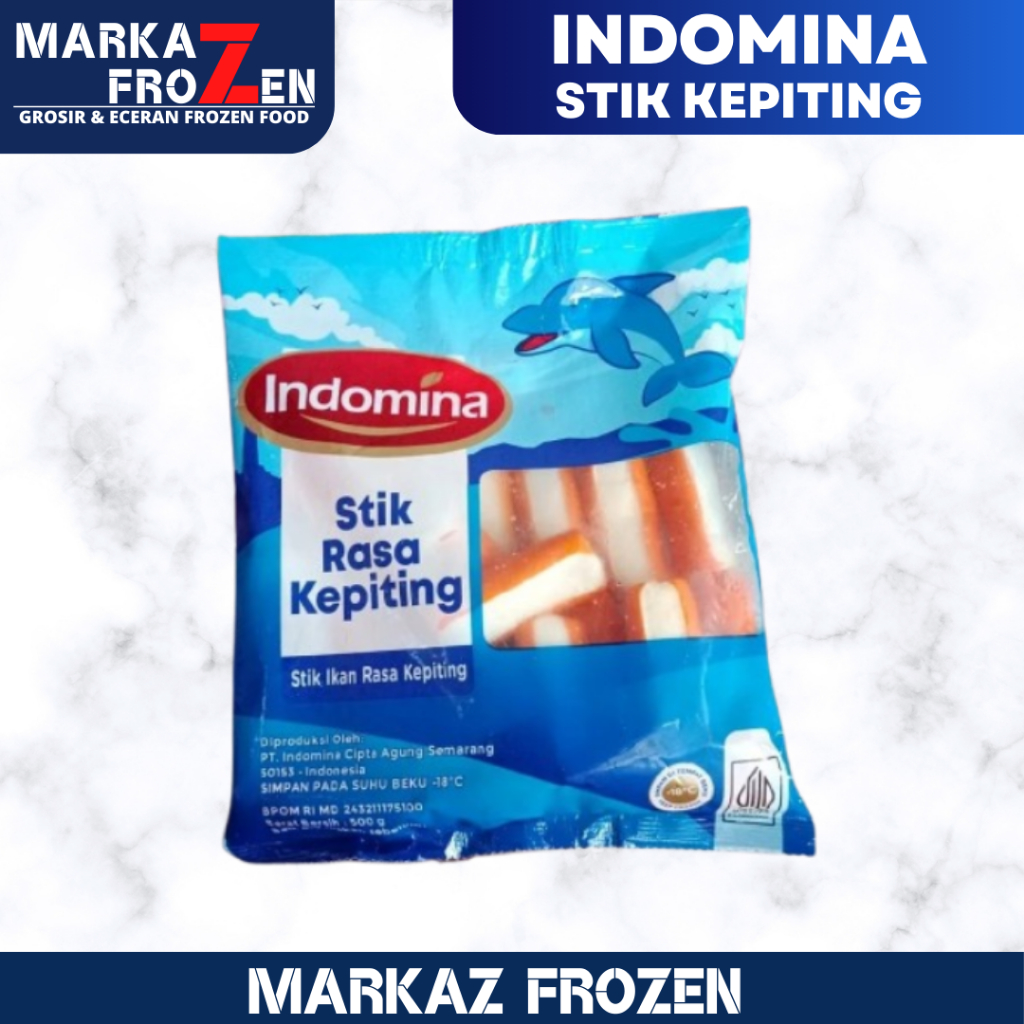 Jual INDOMINA CRAB STICK / STIK KEPITING 500GR | Shopee Indonesia