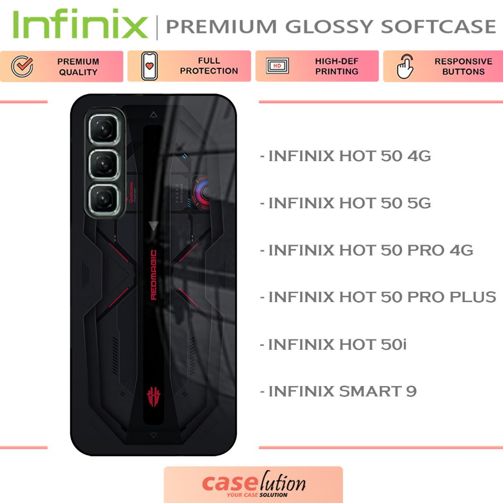 Jual Glossy Softcase For INFINIX Hot 50 4G | Hot 50 5G | Hot 50 Pro 4G ...