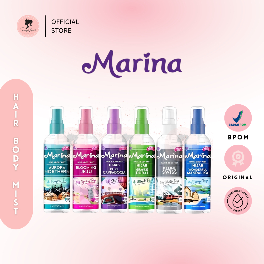 Jual Marina - Hair & Body Mist - Wangi Segar Tahan Lama | Shopee Indonesia