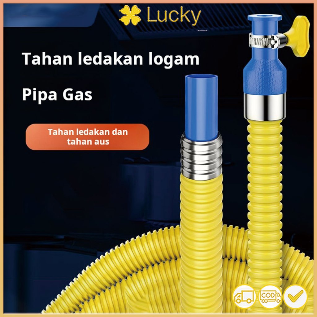 Jual Selang sambungan logam pemanas air kompor pipa gas cair pipa gas ...
