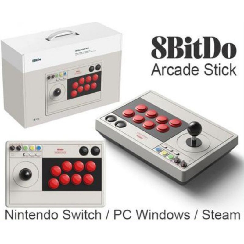 Jual (BIB) 8bitdo Arcade Stik Wireless & Macro support Nintendo Switch ...