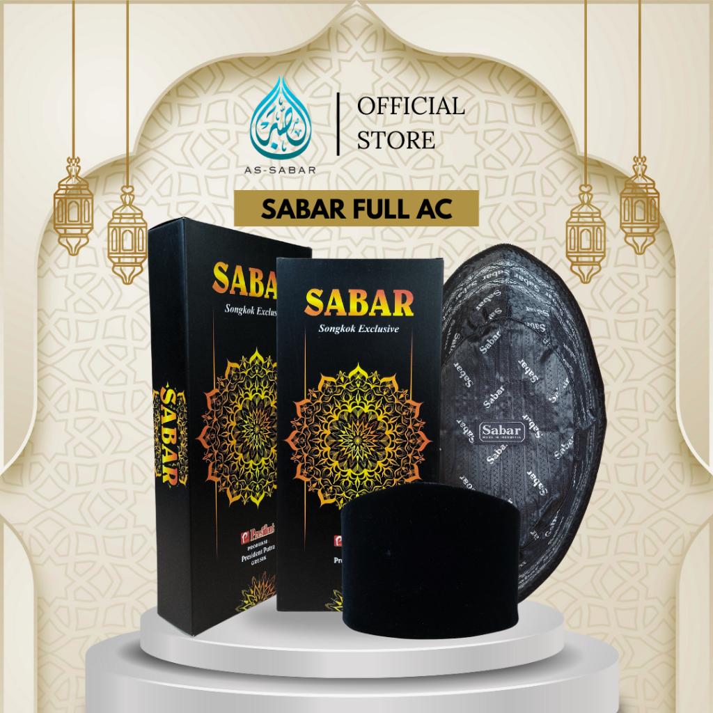Jual As Sabar - Songkok Sabar Full Ac Hitam Polos Sabar Kopiah Best ...