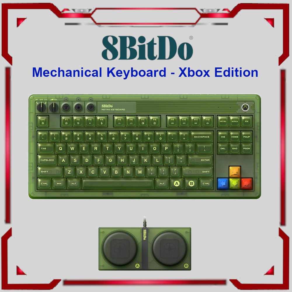 Jual 8Bitdo Retro 87 Mechanical Keyboard for Windows Android Hot ...