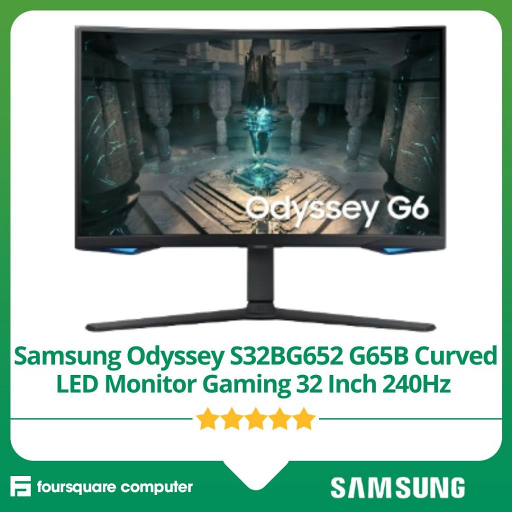 Jual Samsung Odyssey S32BG652 G65B Curved LED Monitor Gaming 32 Inch ...