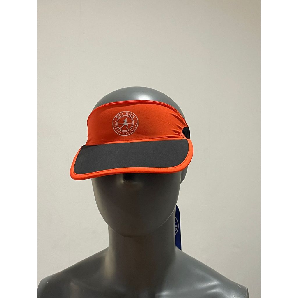Jual TOPI BROOKS BFI RUN VISOR MERCHANDISE BVSR357406000FS ORANGE ...