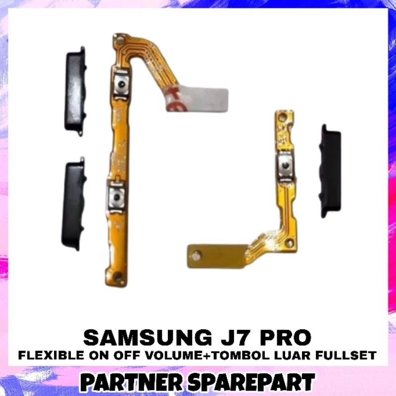 Jual Flexible On Off Volume + Tombol Luar Samsung J7 Pro J730 | Shopee Indonesia