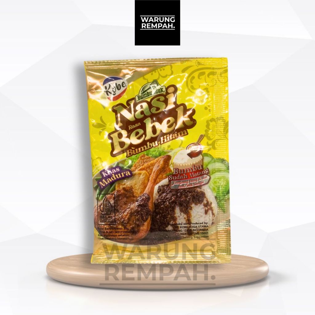 Jual KOBE Bumbu Aduk Nasi Bebek Instant Siap Santap Bumbu Hitam Khas ...