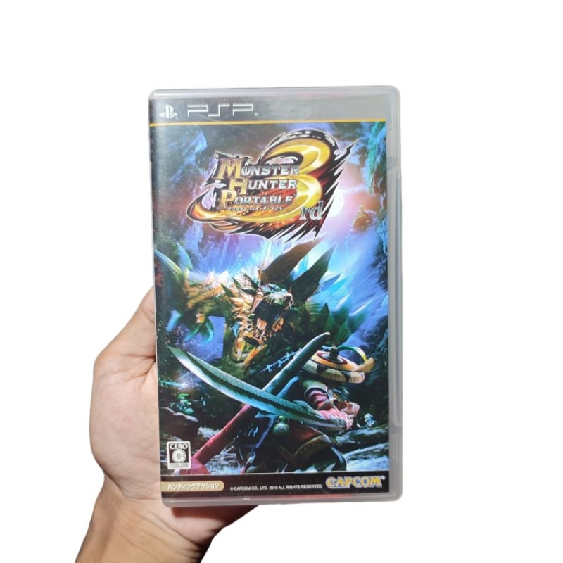Jual kaset umd game PSP Monster Hunter Portable 3 Region Japan | Shopee ...