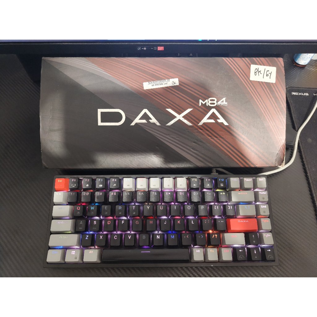 Jual Rexus Daxa M84 Pro Black | Shopee Indonesia