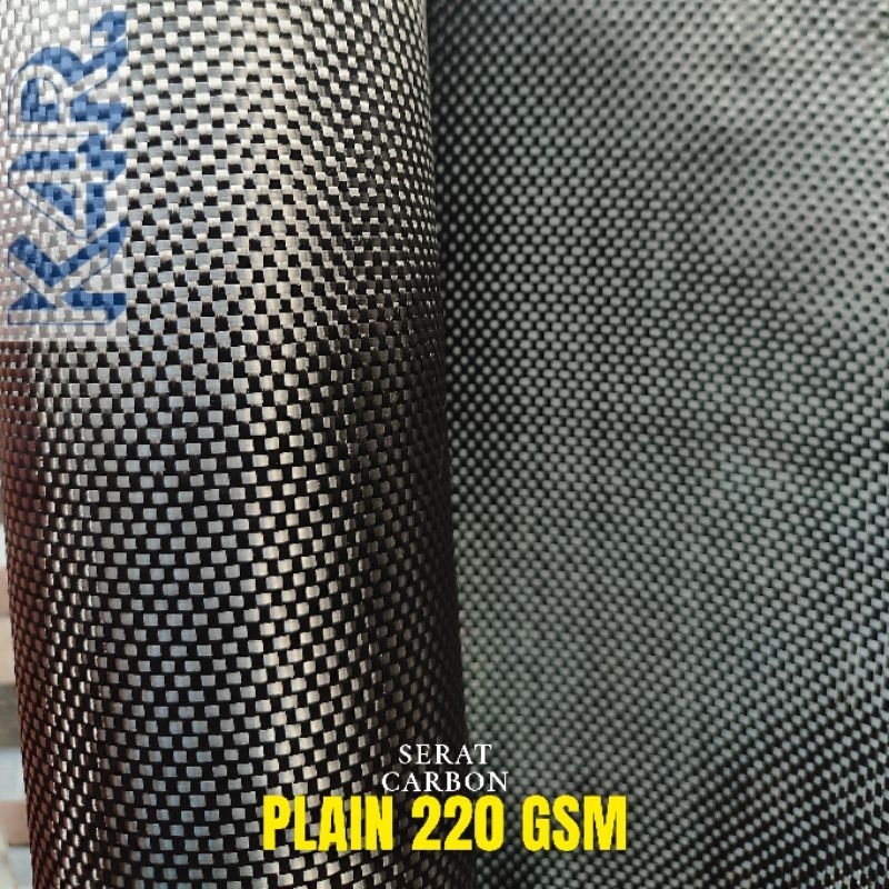 Jual Serat Carbon Fiber Asli Plain 220gsm | Shopee Indonesia