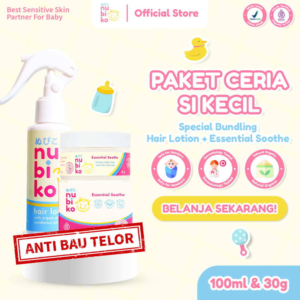 Jual Nubiko Essential Soothe Moisturizer Pelembab Wajah Anak 30gr ...