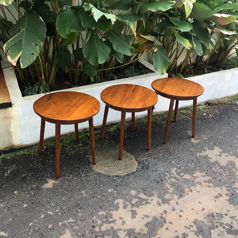 Jual stool cafe kayu stool kayu minimalis | Shopee Indonesia