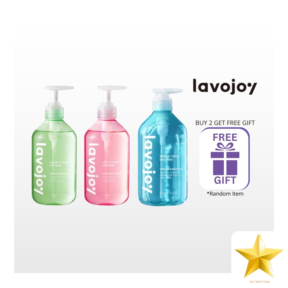 Jual AS LVJ lavojoy Let It Glow Body Wash 300 ML Skin Brightening ...