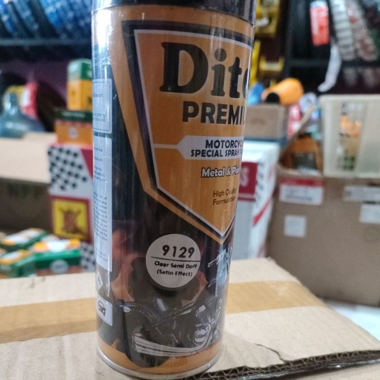 Jual Cat semprot Diton Premium Clear semi Doff 9129 KODE H9B9 | Shopee ...