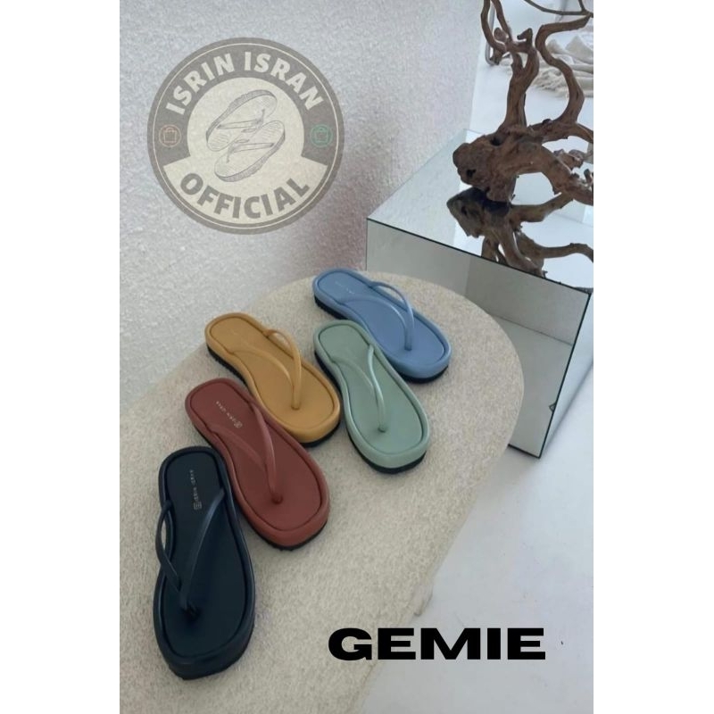 Jual SANDAL WANITA GEMIE BY ISRIN ISRAN ORIGINAL | Shopee Indonesia
