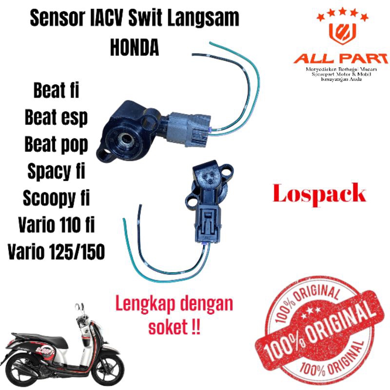 Jual ( ORIGINAL) Sensor IACV swit langsam honda beat fi spacy fi scoopy ...