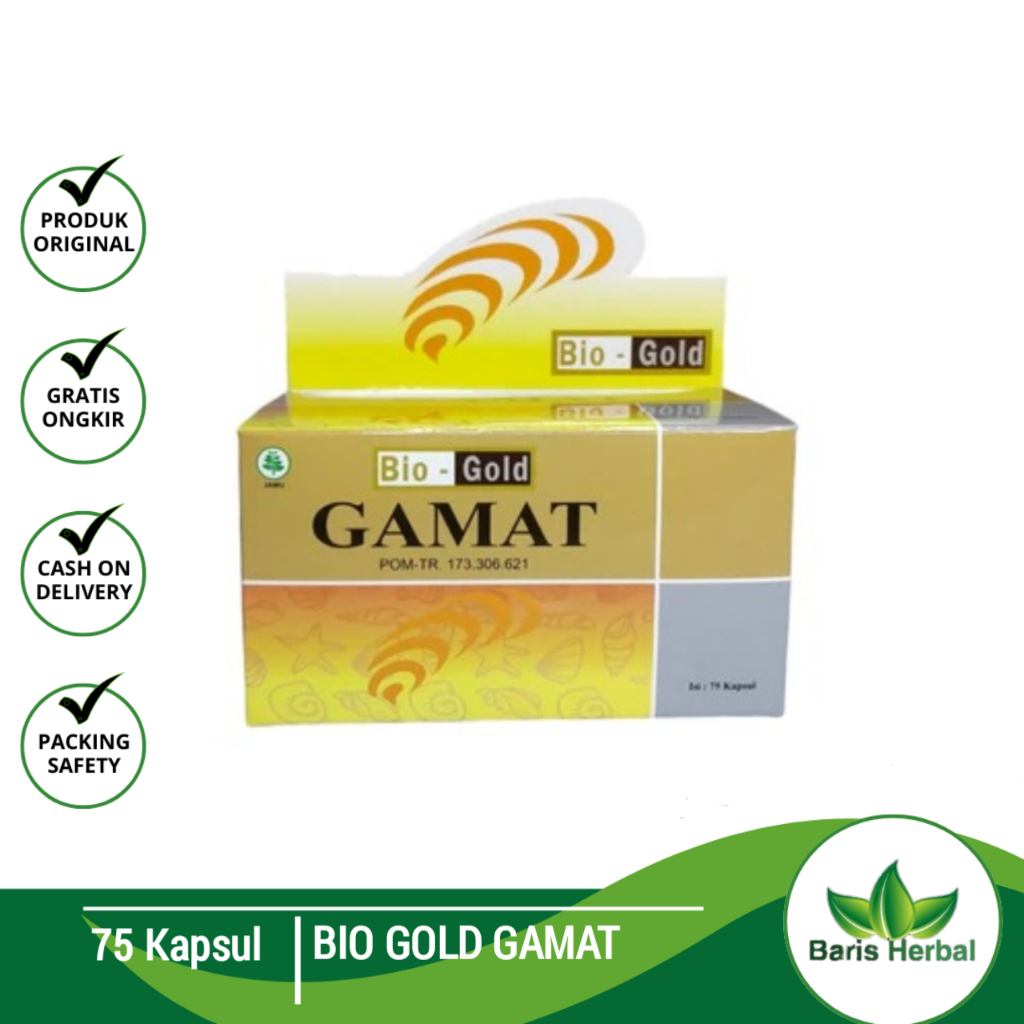 Jual Bio-Gold GAMAT Isi 75 Kapsul ORIGINAL | Kapsul Gamat Emas | Shopee ...
