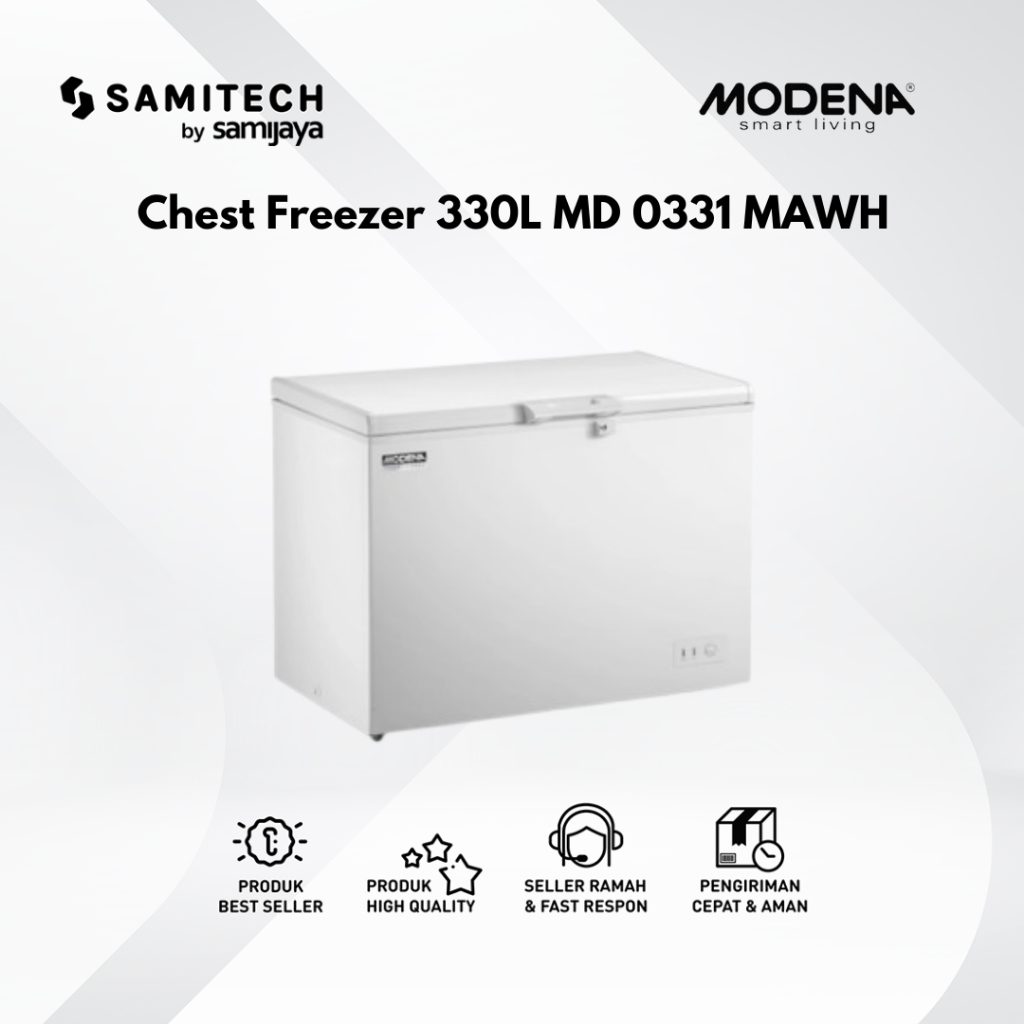 Jual Modena Chest Freezer 330L MD 0331 MAWH / MD 0331 / MD0331MAWH ...