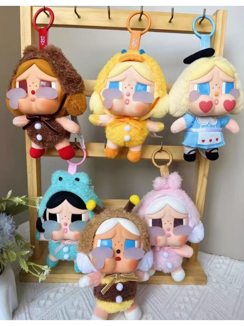 Jual blind box keychain boneka Cry Baby Crying Again Vinyl Face Plush ...