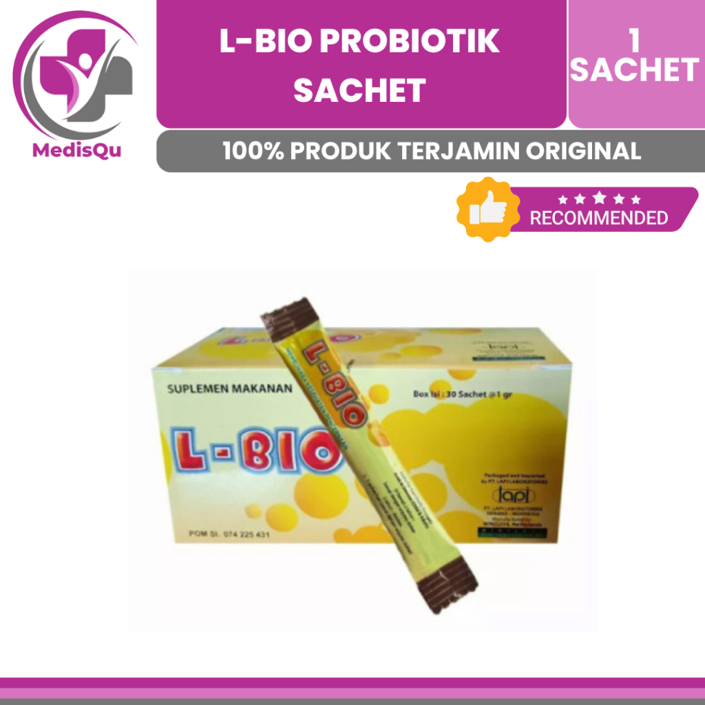 Jual L-BIO SACHET PROBIOTIK GRANUL 1 SACHET 1GR | Shopee Indonesia