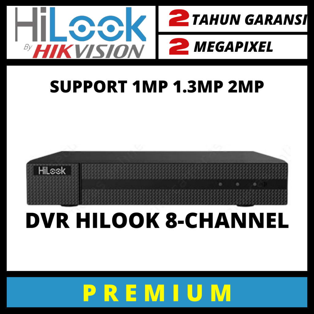 Jual DVR HILOOK 2MP 8 CHANNEL AUDIO SERIES SUPPORT KAMERA 1MP 1.3MP 2MP ...