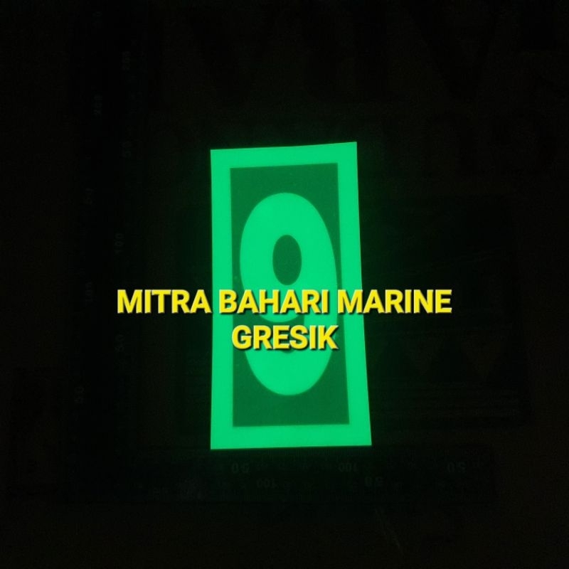 Jual Stiker IMO Symbol IMPA 334209, 334249 Number 9 Ukuran 7,5x15cm ...