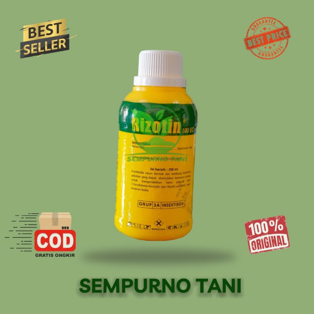 Jual INSEKTISIDA - RIZOTIN 100 EC - 250 ml - Uni Agro Chemica ...