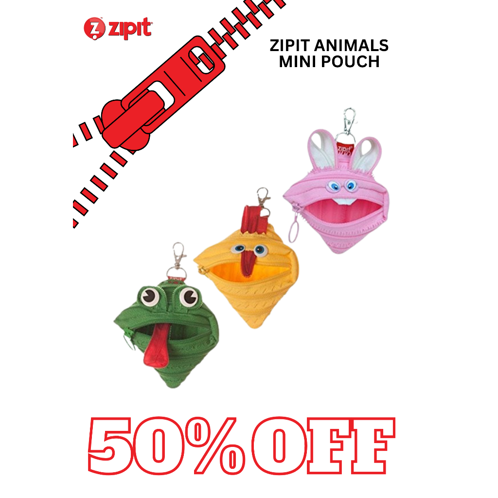 Jual Zipit Animal Mini Pouch | Shopee Indonesia