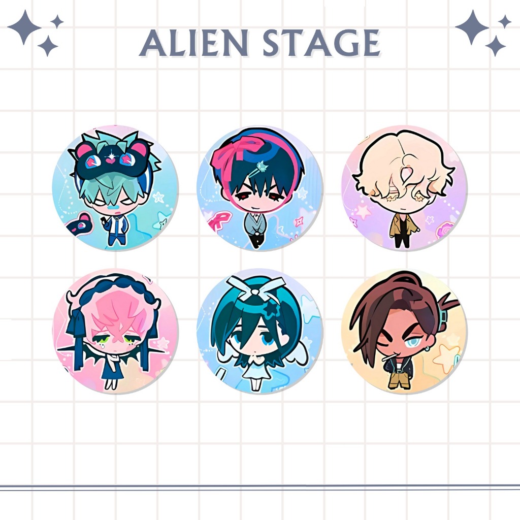 Jual GLITTERY PIN ALIEN STAGE ALNST | ACRYLIC KEYCHAIN | PHONE STRAP ...