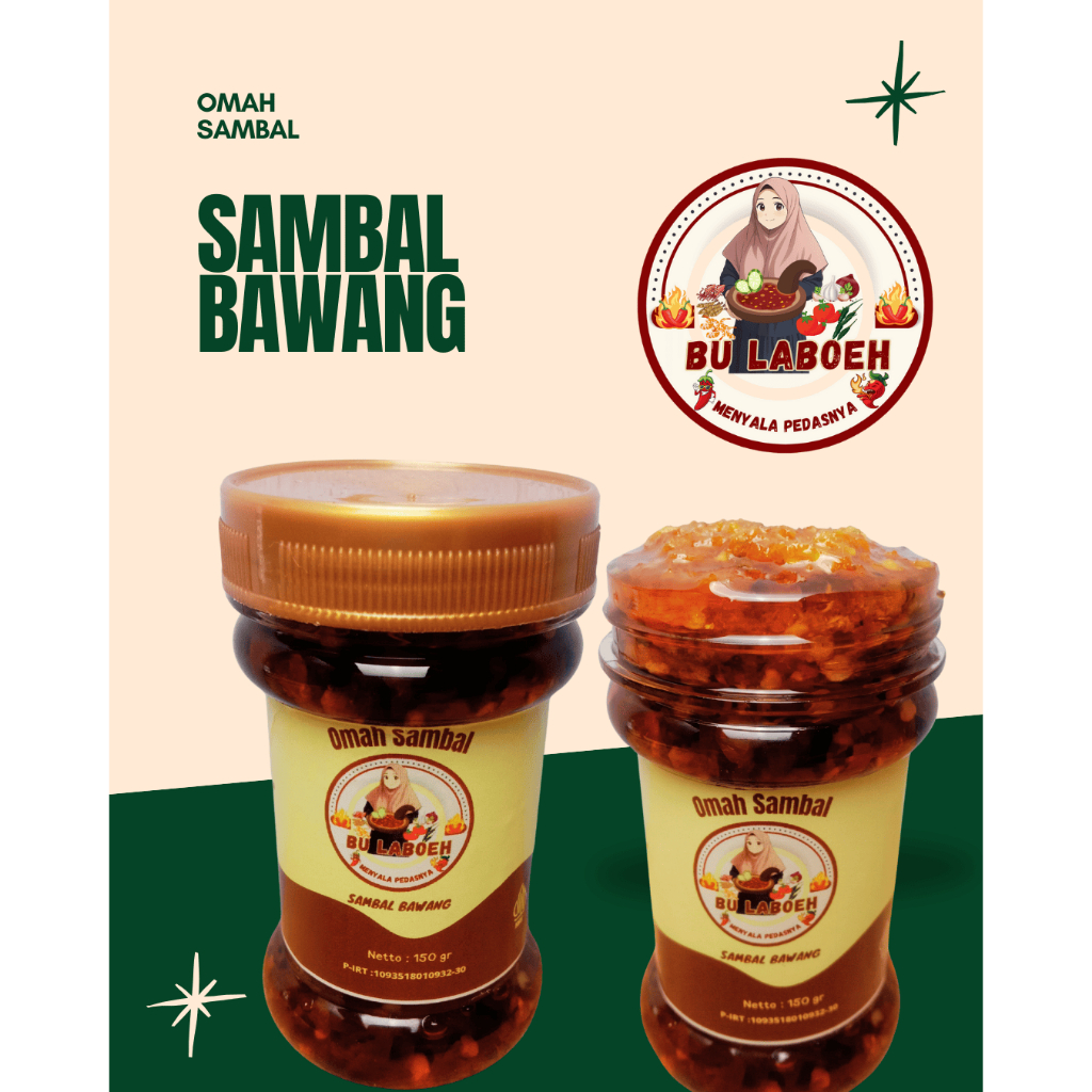 Jual Sambal Bawang Bu Laboeh Enak Tahan Lama Bikin Nagih | Shopee Indonesia