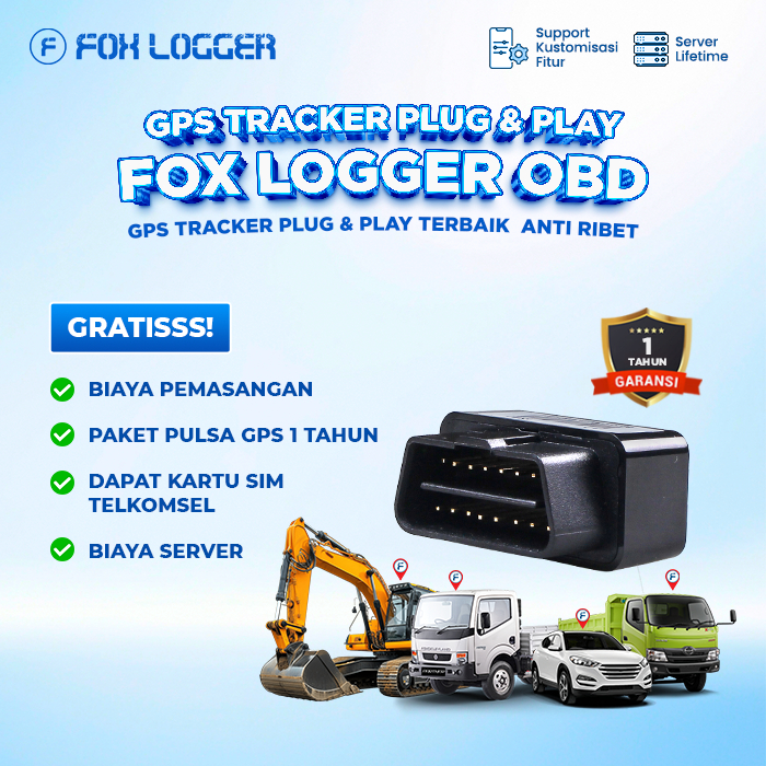Jual Fox Logger Gps Tracker OBD + Gratis Pulsa 1 bulan | Shopee Indonesia