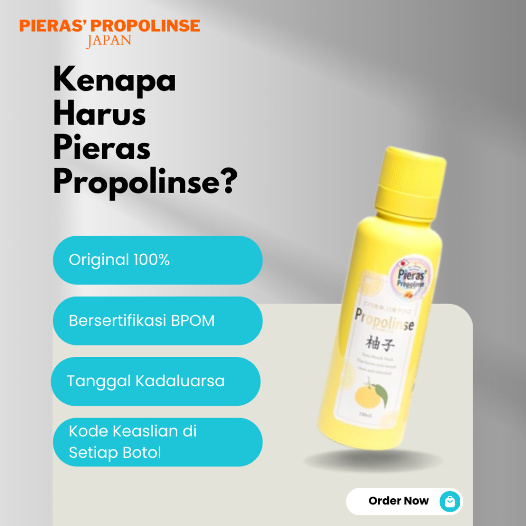 Jual Pieras Propolinse Yuzu Travel Size Mouthwash 150mL Mouthwash Obat ...