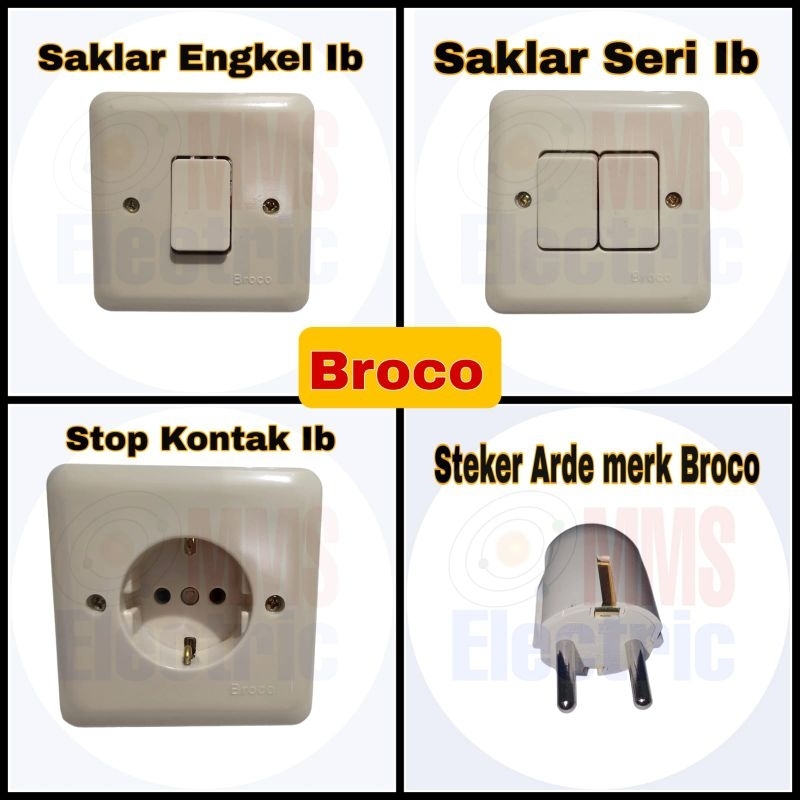 Jual Saklar Inbow Merk Broco / Steker Arde Broco | Shopee Indonesia