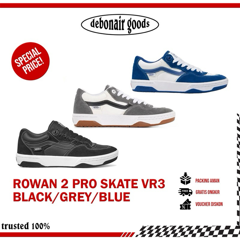 Jual V4NS SKATE PRO ROWAN 2 ULTRACUSH VR3 | Shopee Indonesia