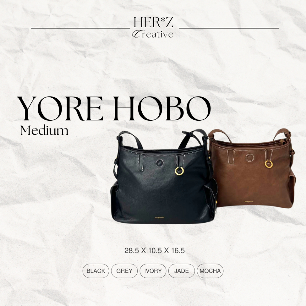 Jual [READY] SONGMONT - Medium Yore Shoulder Hobo Bag (TANPA BOX ...