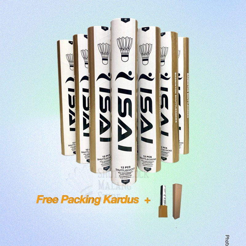 Jual Shuttlecock Kok Badminton - Isai - Gold | Shopee Indonesia
