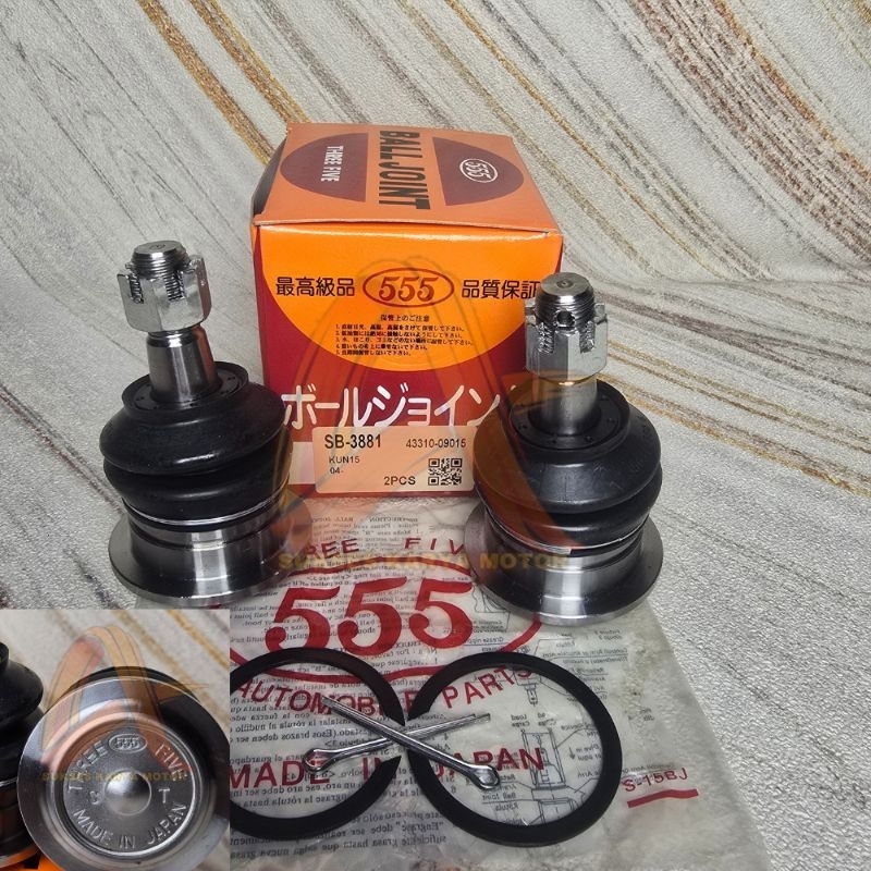 Jual BALL JOINT BALLJOINT UP ATAS TOYOTA INNOVA / HILUX /FORTUNER MEREK ...