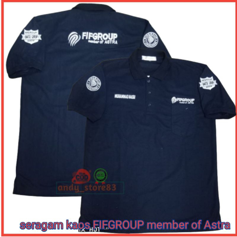 Jual seragam kaos FIFGROUP member of Astra | Shopee Indonesia