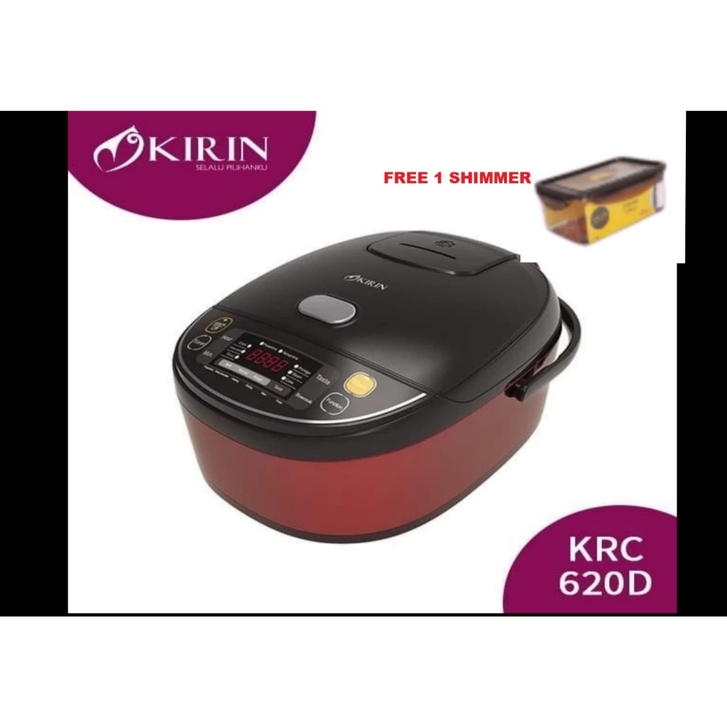 Jual Kirin Rice Cooker Digital 2 Liter KRC-620D / KRC 620D Penanak Nasi Garansi Resmi | Shopee ...
