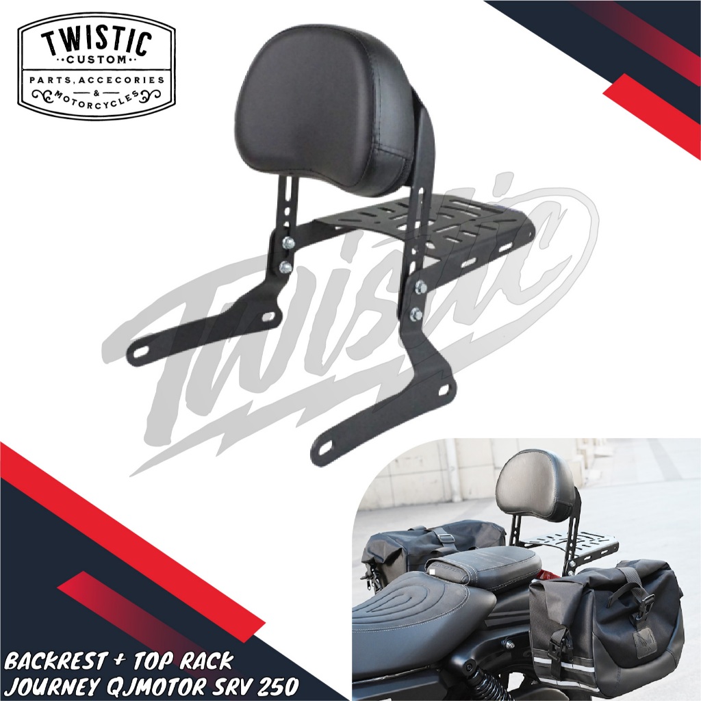 Jual Backrest + Top Rack Journey Bracket Box Tas Barang Sandaran Jok ...