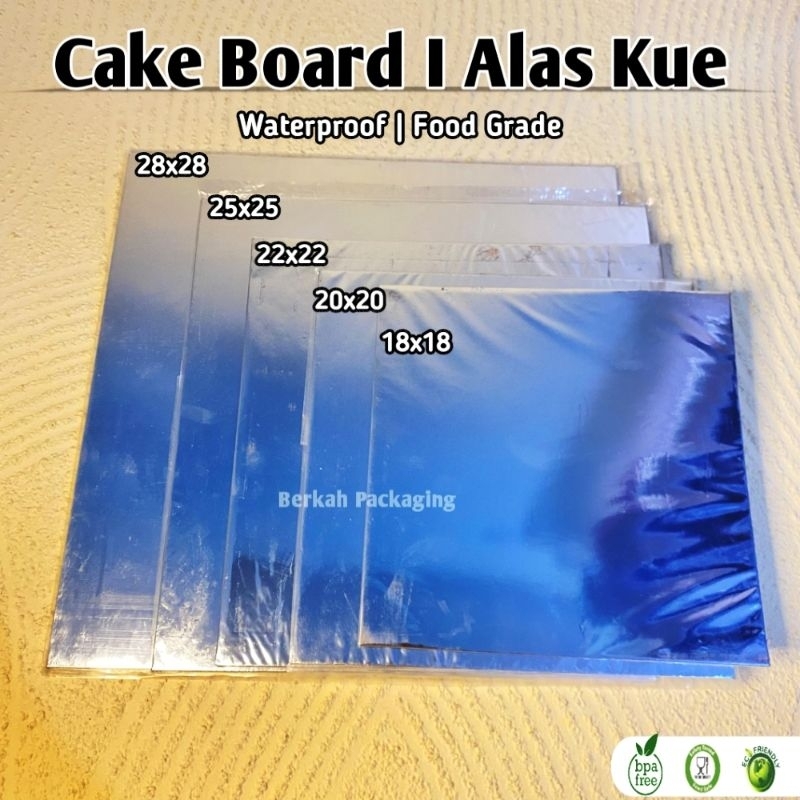 Jual (1PCS) Alas Kur Tart Tebal | Tatakan Kue Puding Roti | Cake Base ...