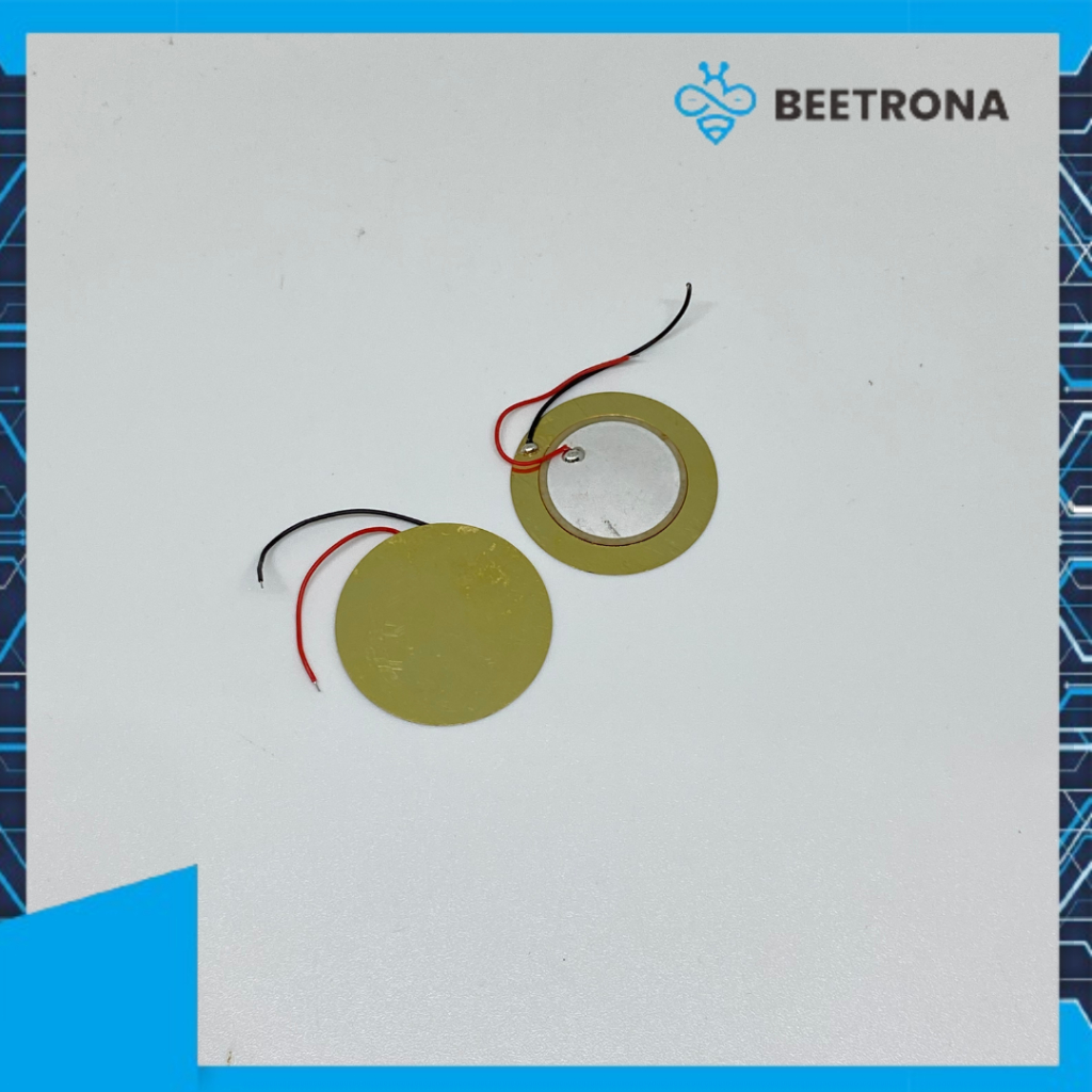 Jual Piezo Piezoelectric Ceramic Buzzer 35mm dengan kabel | Shopee Indonesia