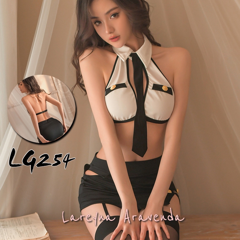 Jual Lareyna Aravenda Set Lingerie Sexy Fantasy Liar Kostum Gairah Sekretaris LG254 | Shopee ...